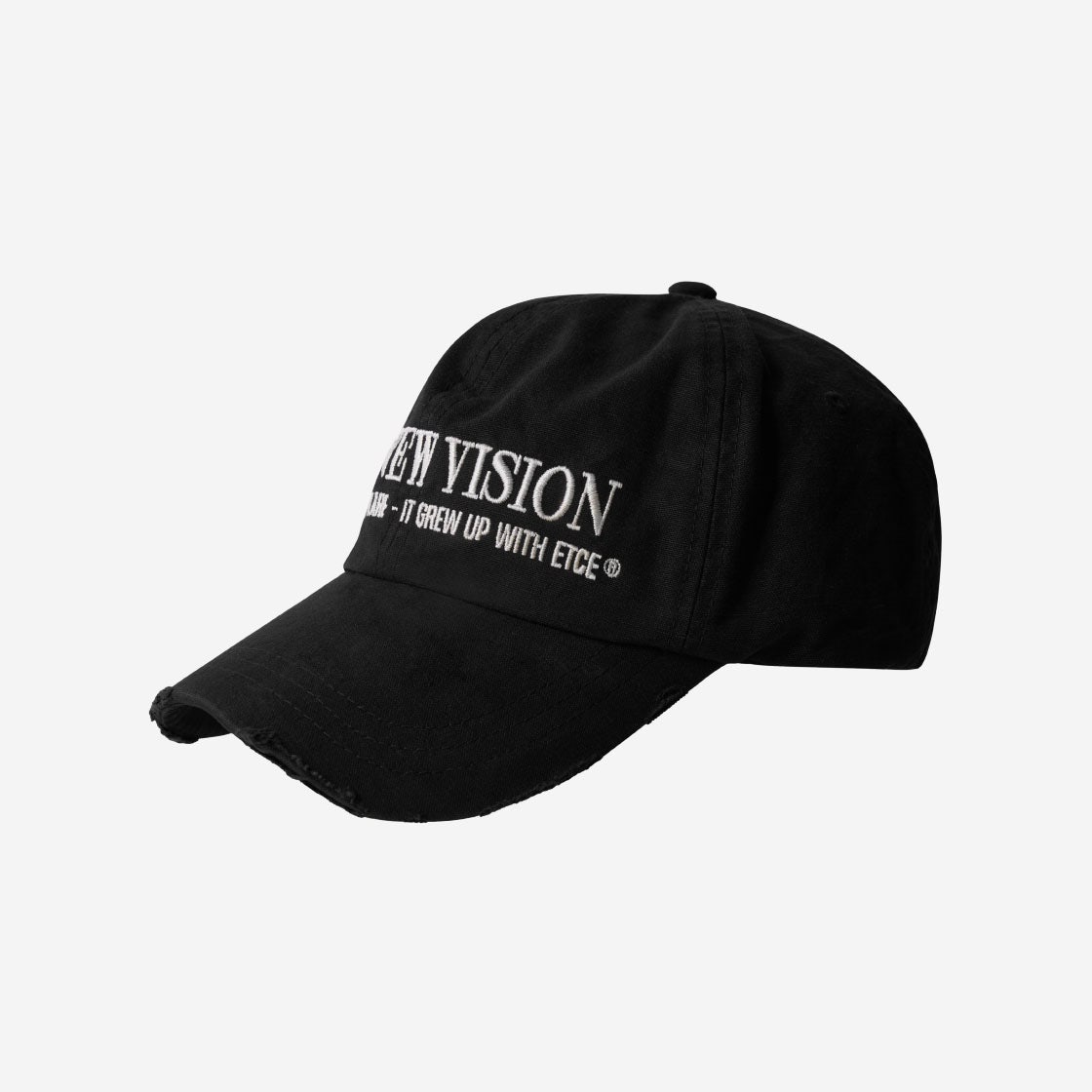뉴비전 디스트로이드 워시드 캡 블랙 | ETCE | KREAM