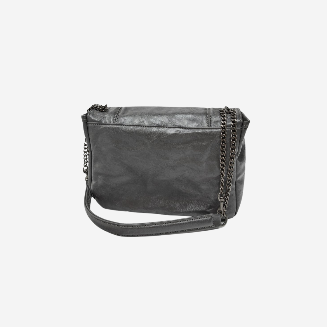 자라 링클 이펙트 락커 크로스바디백 그레이 | Zara | KREAM