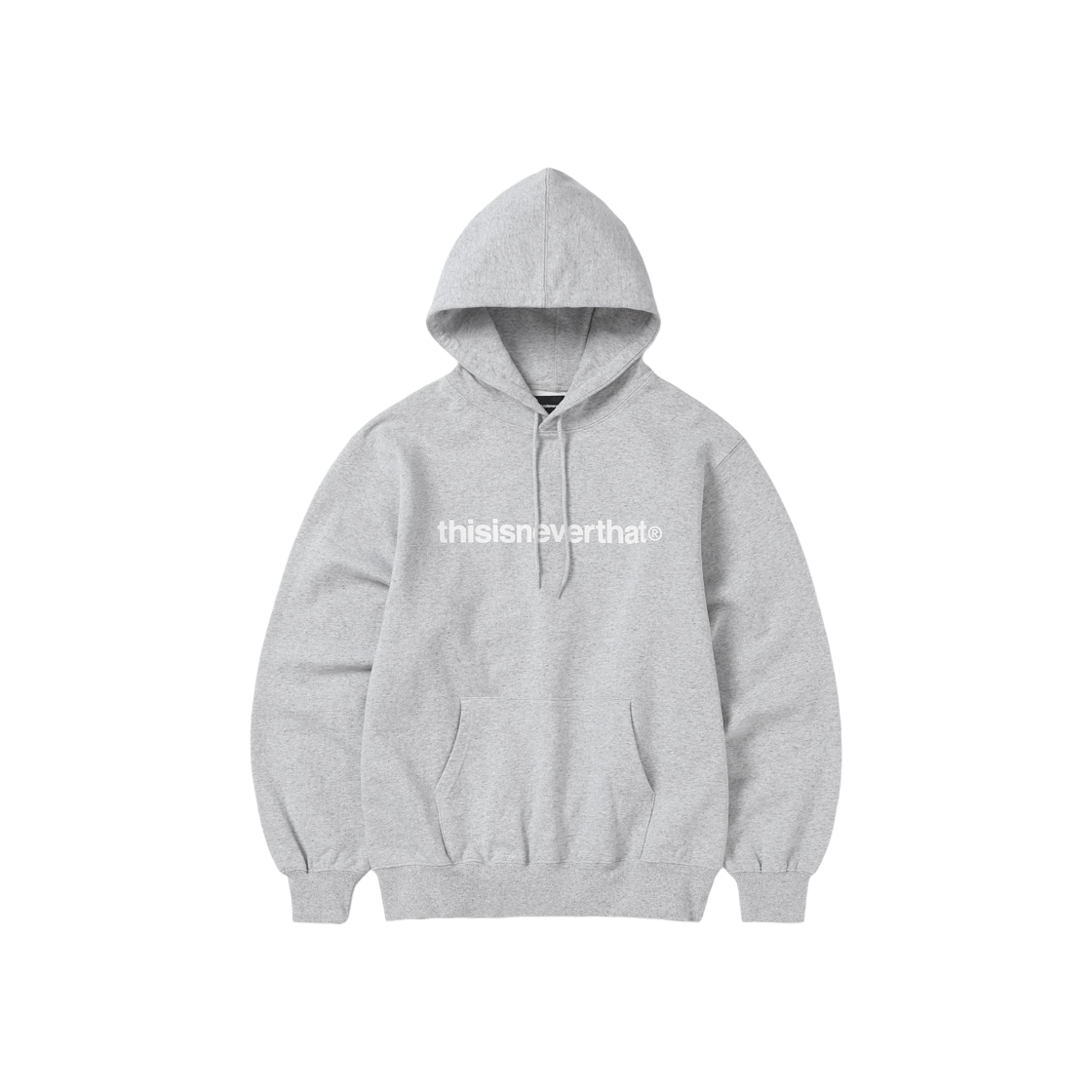 디스이즈네버댓 T-로고 LT 후드 헤더 그레이 | Thisisneverthat | KREAM