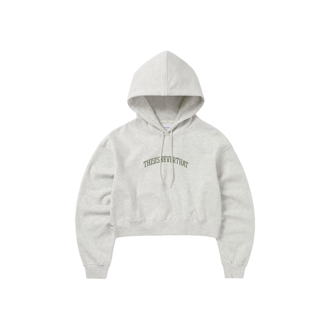 (W) 디스이즈네버댓 아치 로고 후드 오트밀 | Thisisneverthat | KREAM