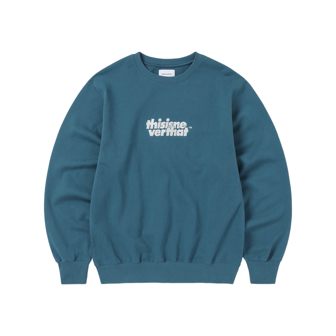 디스이즈네버댓 OL-로고 크루넥 라이트 네이비 | Thisisneverthat | KREAM