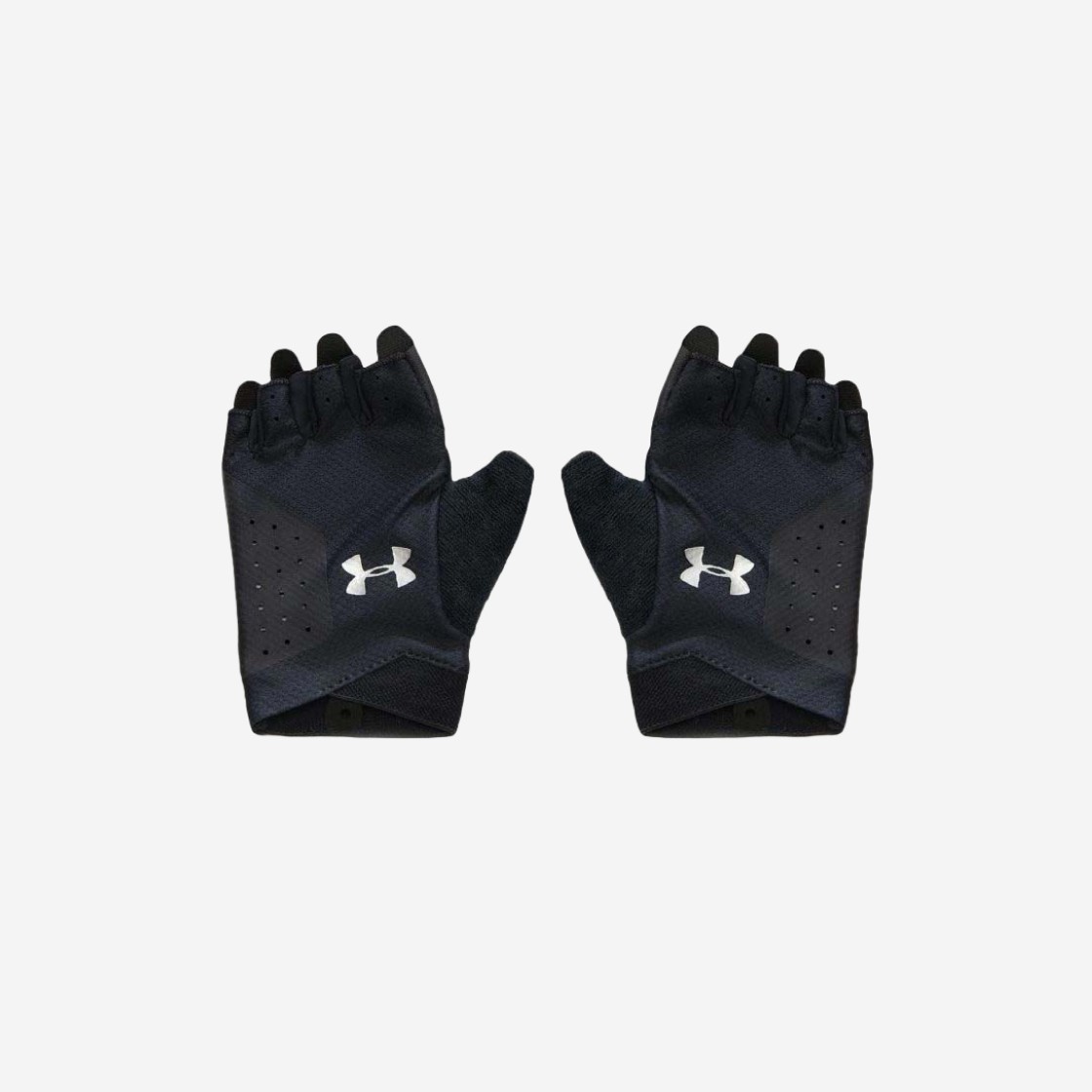 W 언더아머 라이트 트레이닝 글러브 블랙 실버 Under Armour Kream