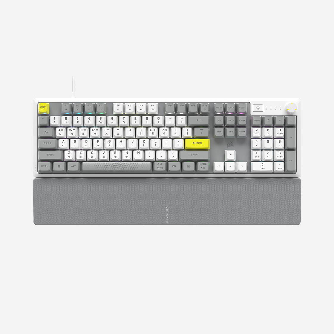 커세어 K70 RGB CORE SE 게이밍 기계식 키보드 적축 화이트 | Corsair | KREAM