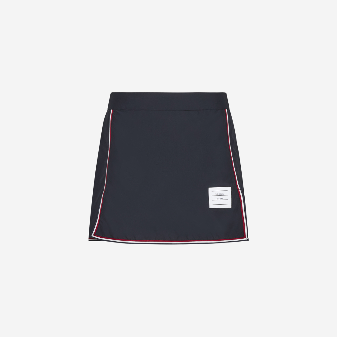 (W) 톰브라운 밀리터리 립스탑 프레이밍 미니 골프 스커트 네이비 | Thom Browne | KREAM