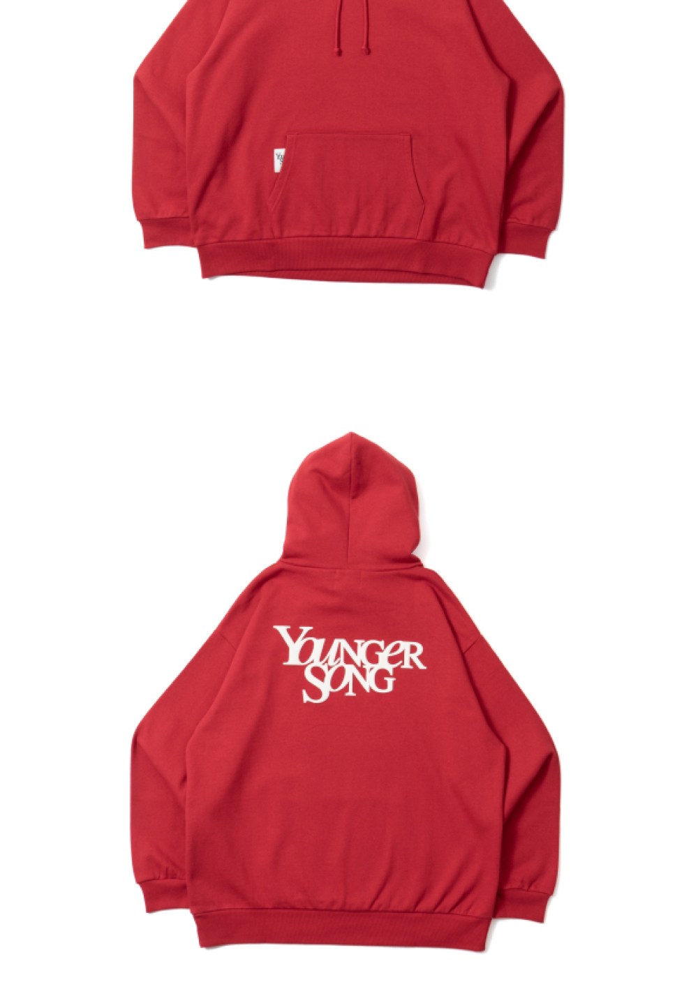 영거송 포밍 유니버셜 후드 레드 | yz | KREAM