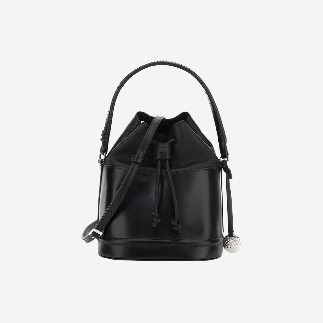스타우드 아그네스 레더 버킷백 블랙 | Staud | KREAM