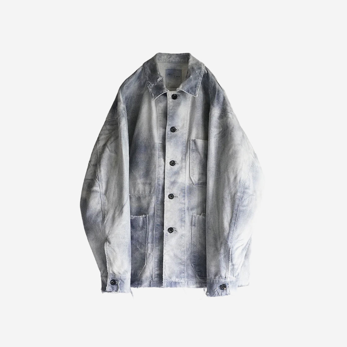 안셀름 언이븐 페인트 커버롤 네이비 | Ancellm | KREAM