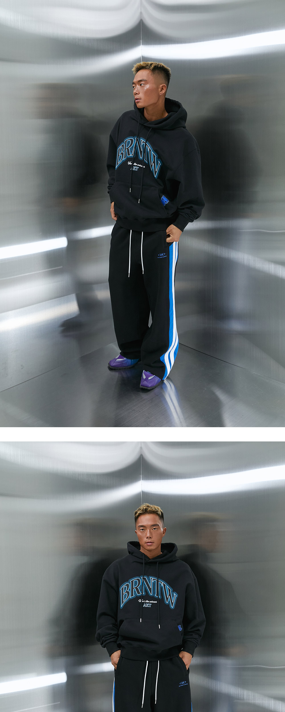 본투윈 BRNTW AKT 후디 블랙 | BORN TO WIN | KREAM