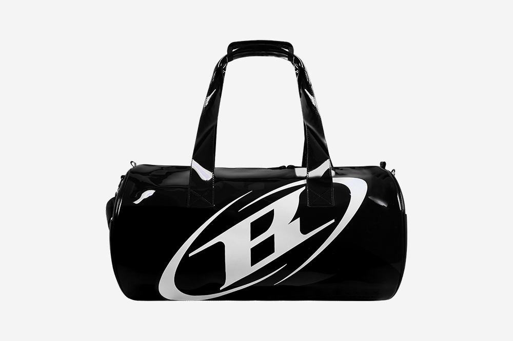 본투윈 BRN B 로고 에나멜 더플백 블랙 | BORN TO WIN | KREAM