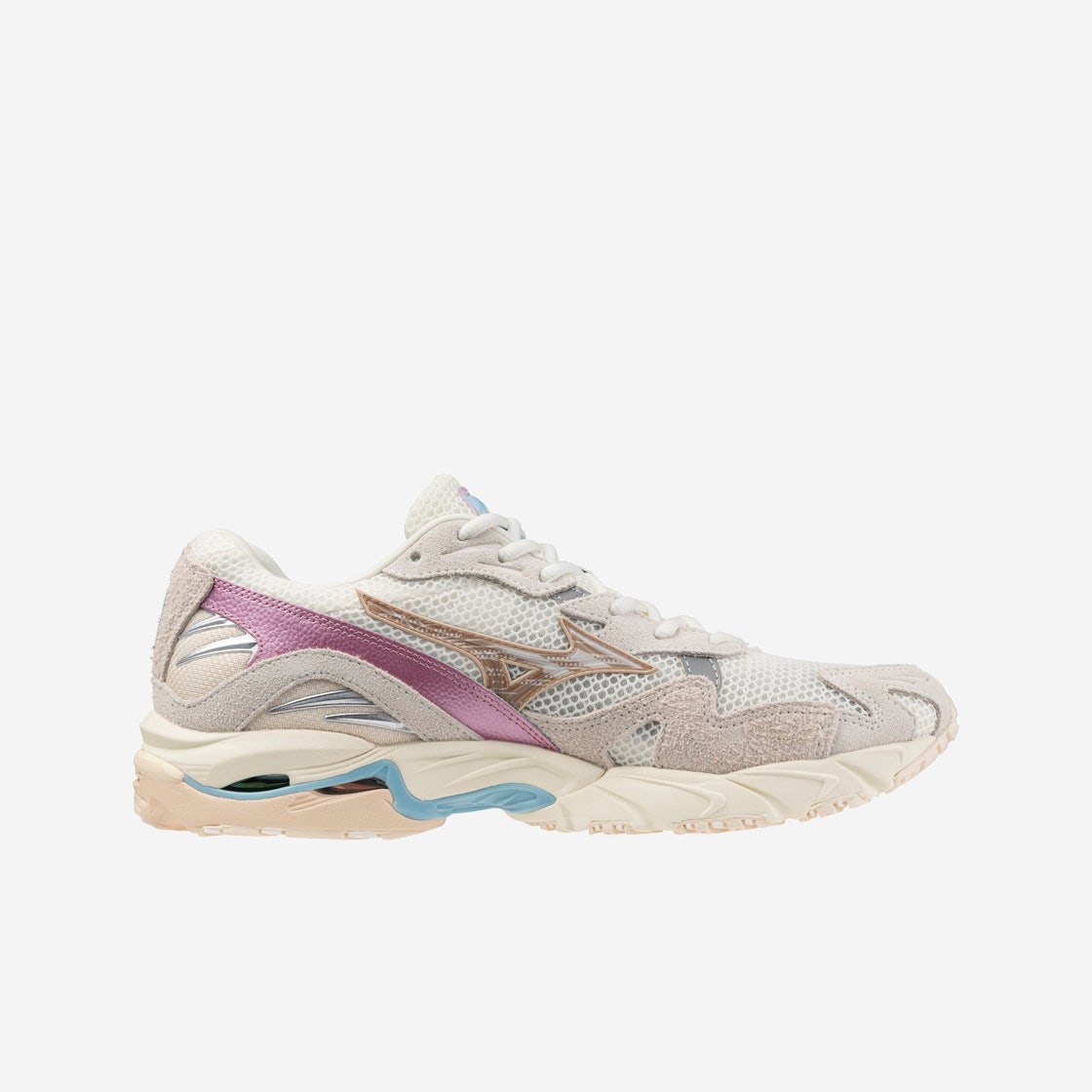 미즈노 웨이브 라이더 10 화이트 샌드 시프팅 샌드 스노우 화이트 Mizuno Kream