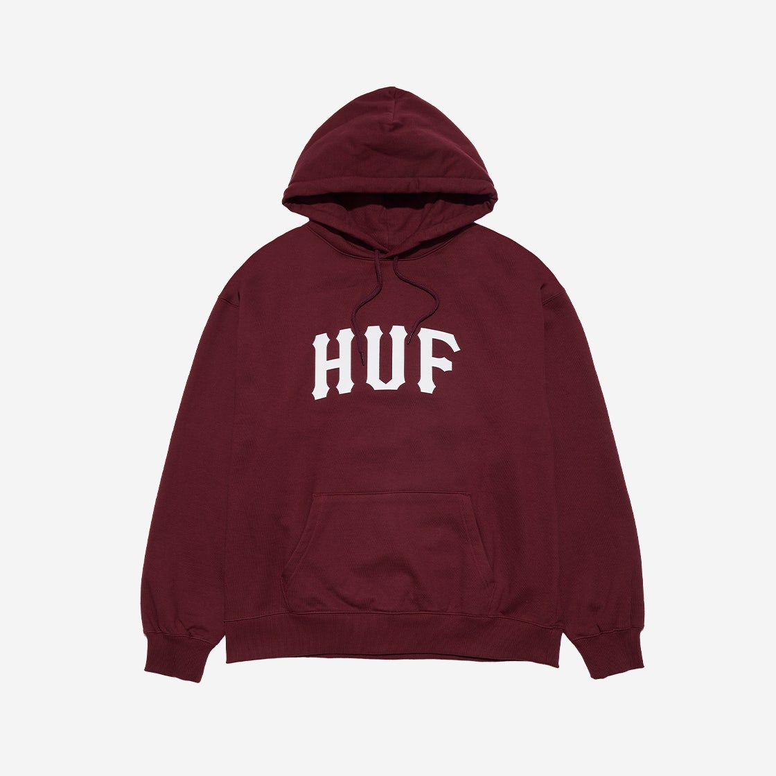 허프 아치 로고 후디 버건디 | HUF | KREAM