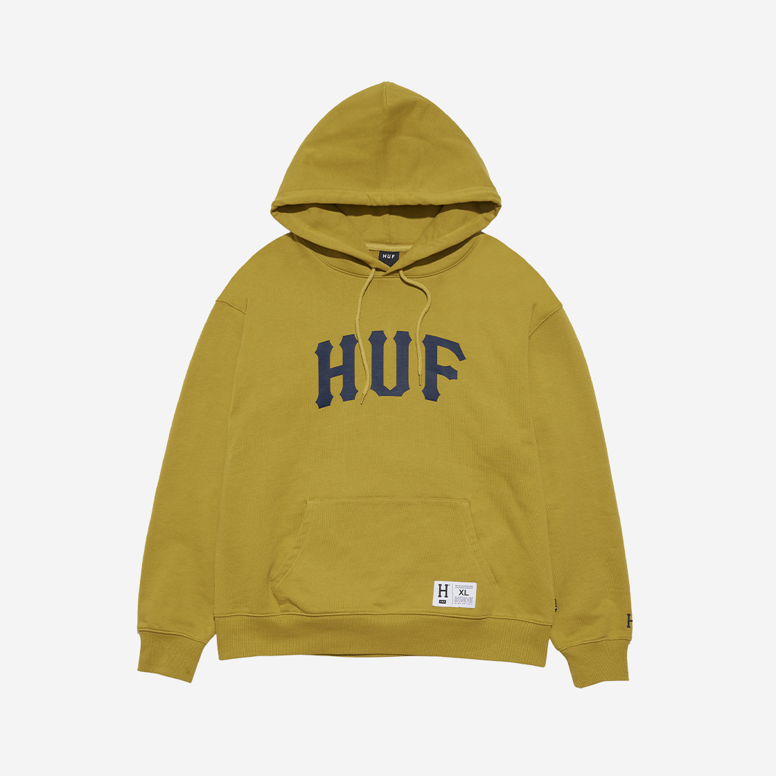 허프 아치 로고 후디 V2 머스타드 | HUF | KREAM