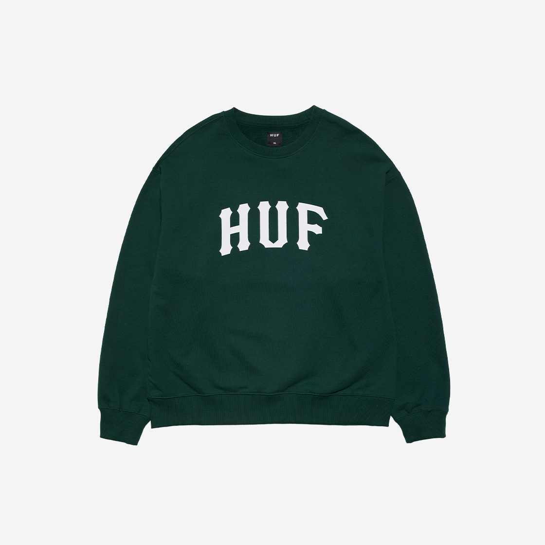 허프 아치 로고 크루넥 그린 | HUF | KREAM