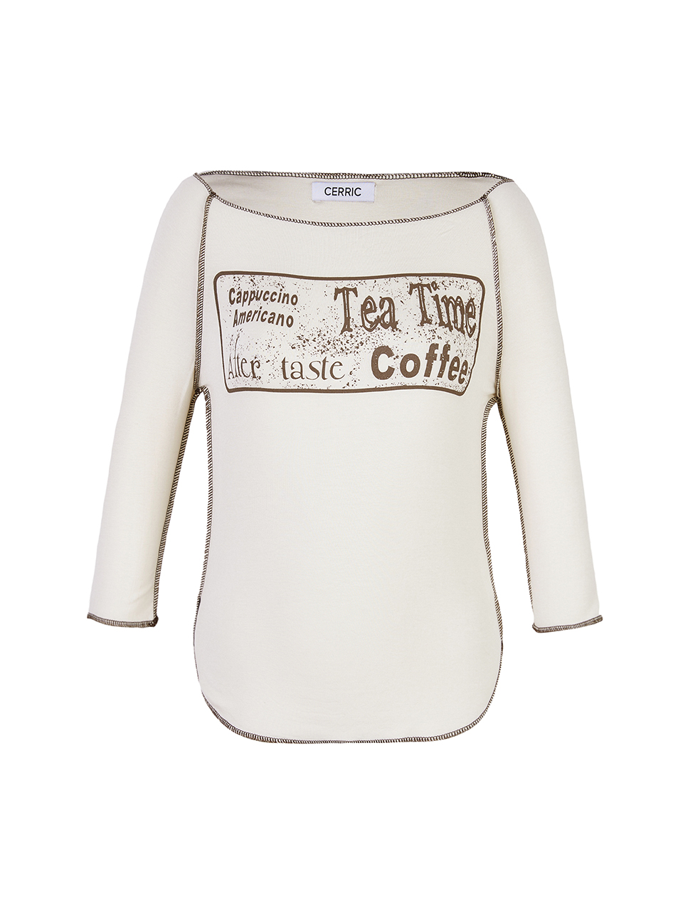 세릭 테이스티 오프 숄더 탑 크림 | CERRIC | KREAM