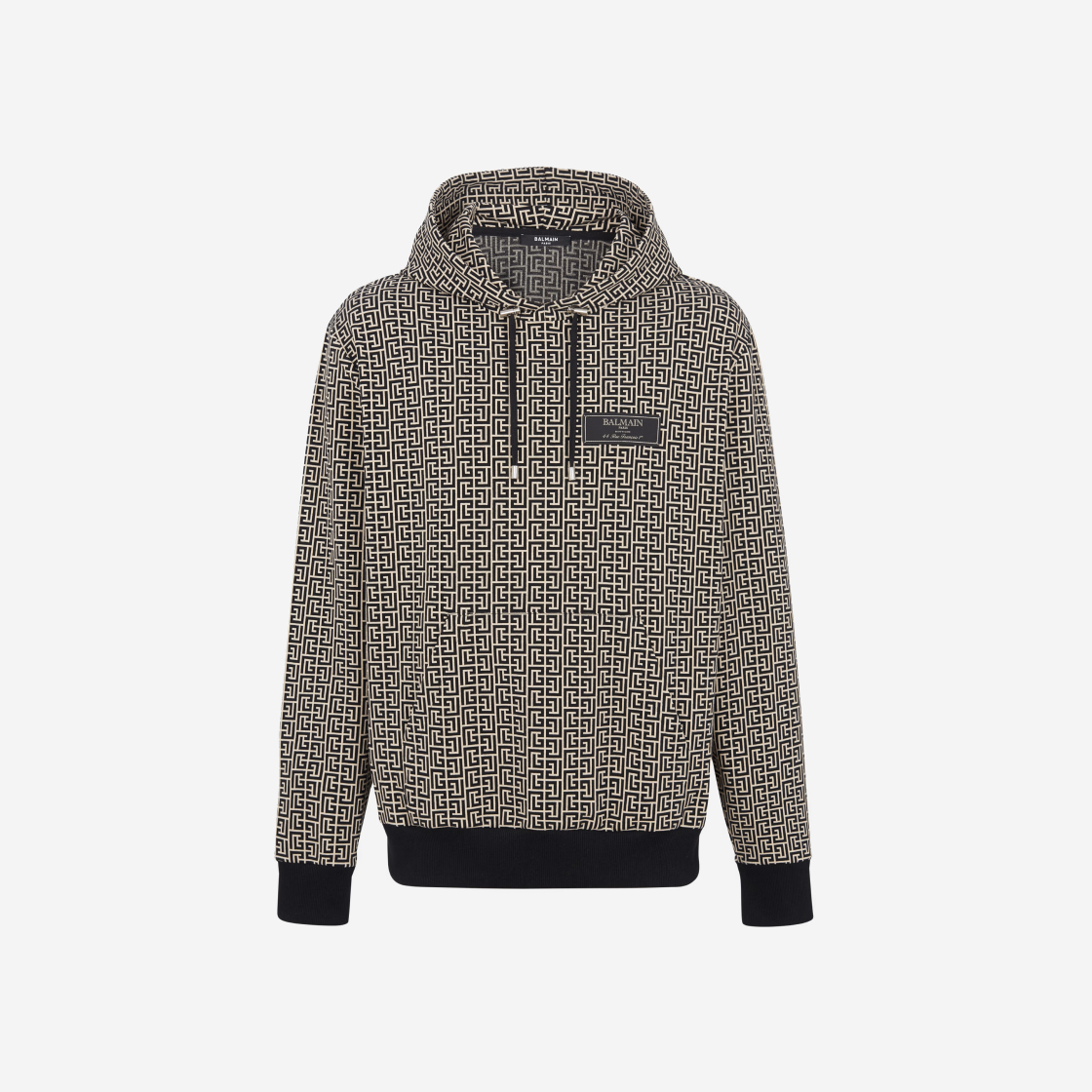 발망 모노그램 후드 블랙 | Balmain | KREAM