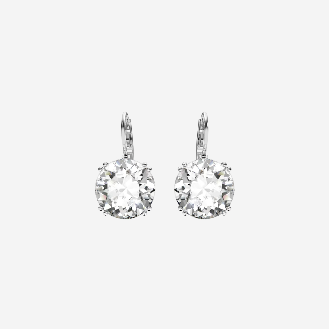 (W) 스와로브스키 밀레니아 드롭 이어링 화이트 로듐 플래팅 | Swarovski | KREAM