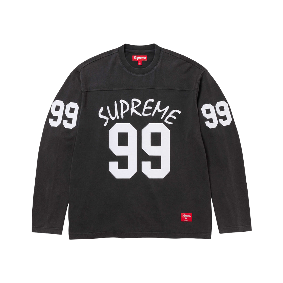 슈프림 99 롱슬리브 풋볼 탑 블랙 - 24SS | Supreme | KREAM