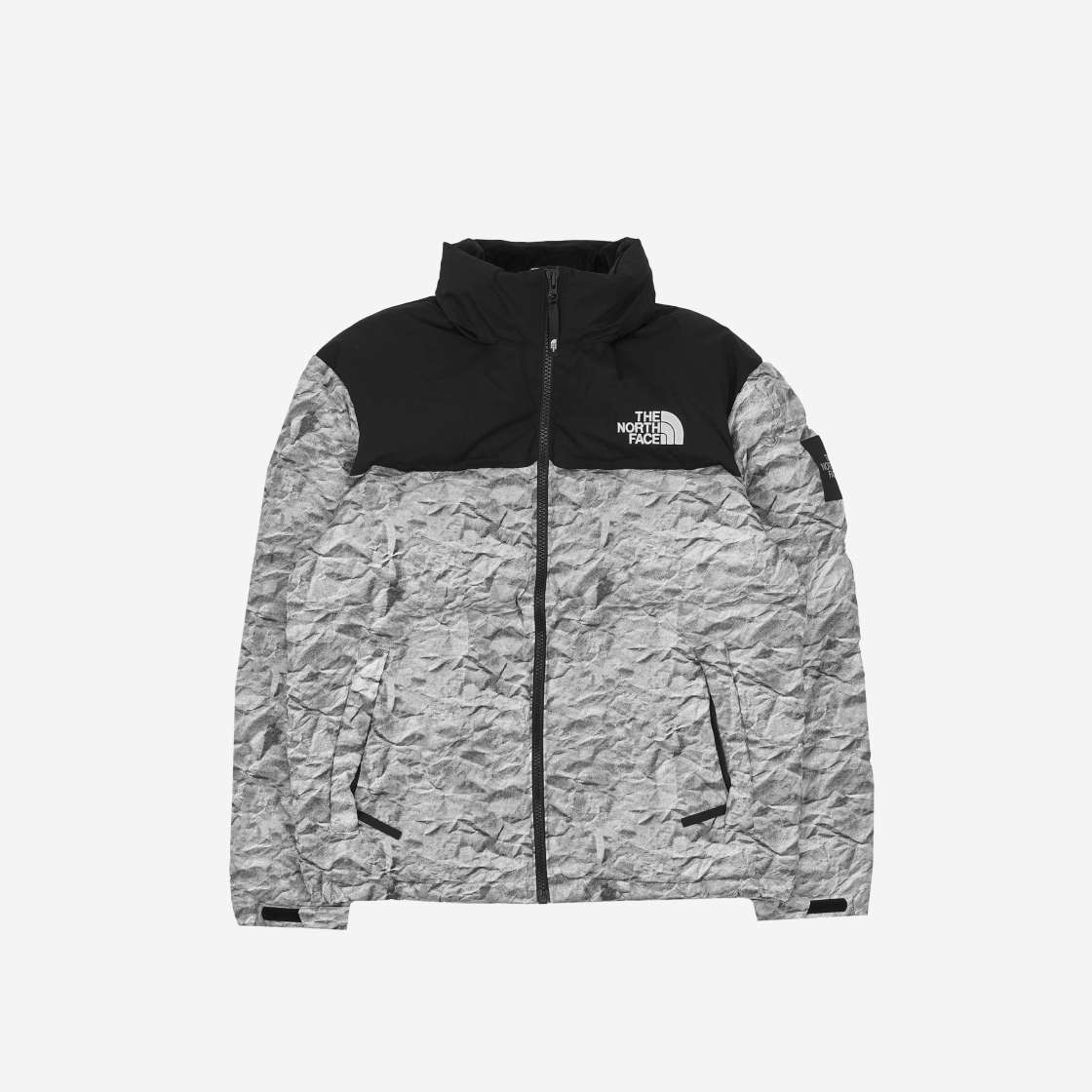 노스페이스 화이트 라벨 노벨티 눕시 다운 자켓 프린트 화이트 The North Face Kream