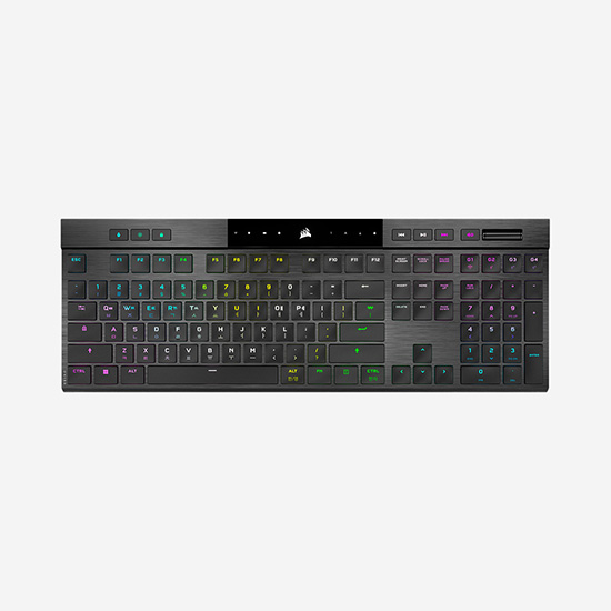 커세어 K100 AIR 무선 RGB 울트라 로우 프로파일 게이밍 기계식 키보드 | Corsair | KREAM