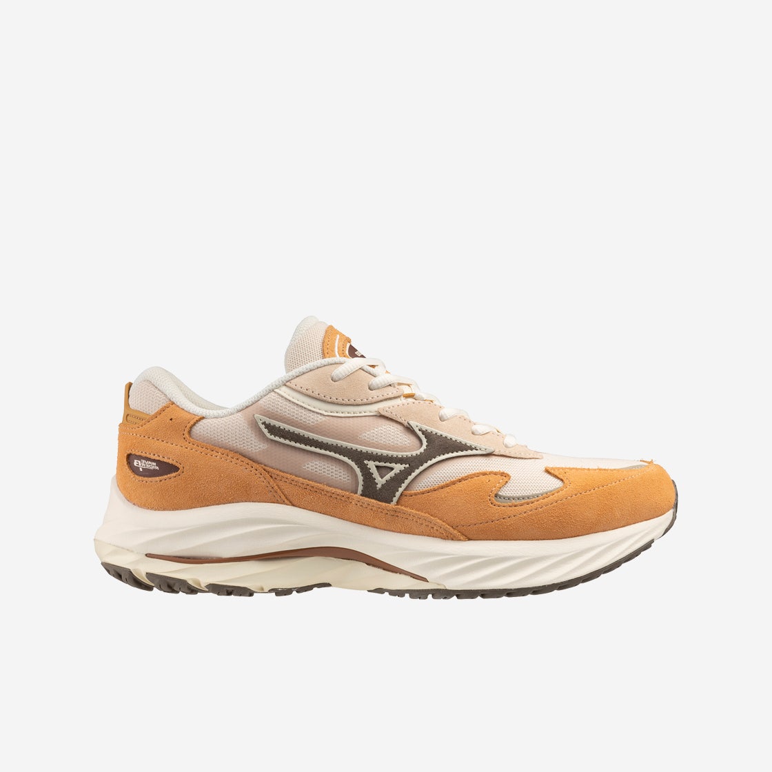 미즈노 웨이브 라이더 베타 피치 블룸 메이저 브라운 마더 오브 펄 Mizuno Kream