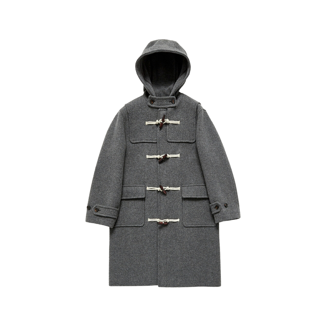 (W) 던스트 클래식 더플 코트 그레이 트윌 | Dunst | KREAM