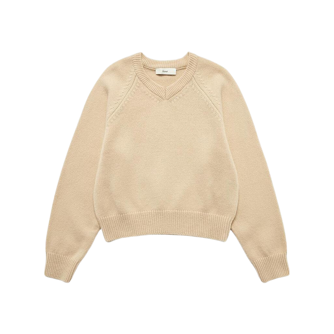 던스트 메리노 울 브이넥 스웨터 베이지 | Dunst | KREAM