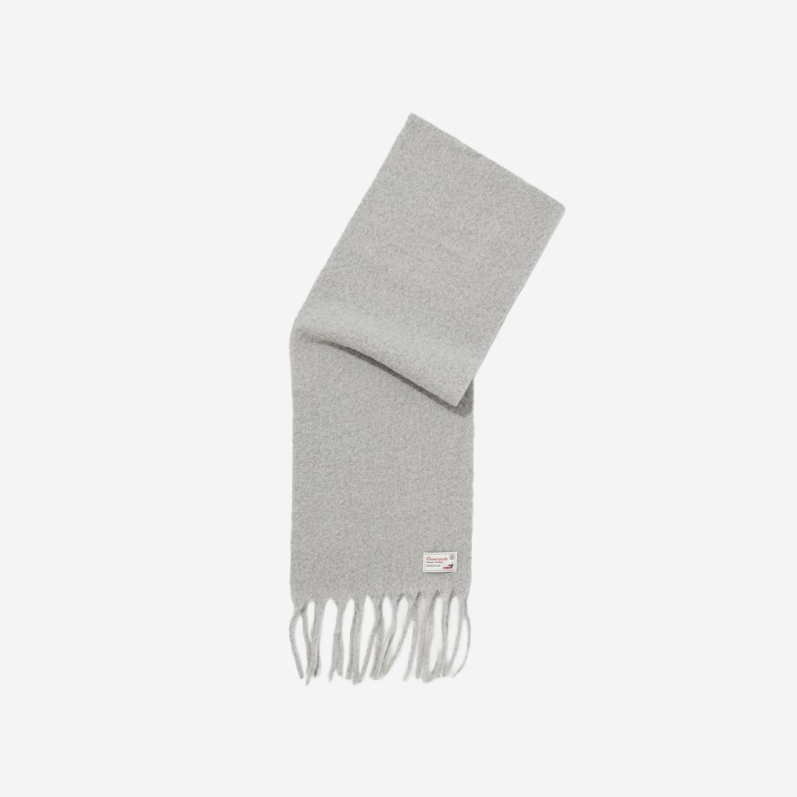 던스트 프린지드 울 머플러 멜란지 그레이 | Dunst | KREAM