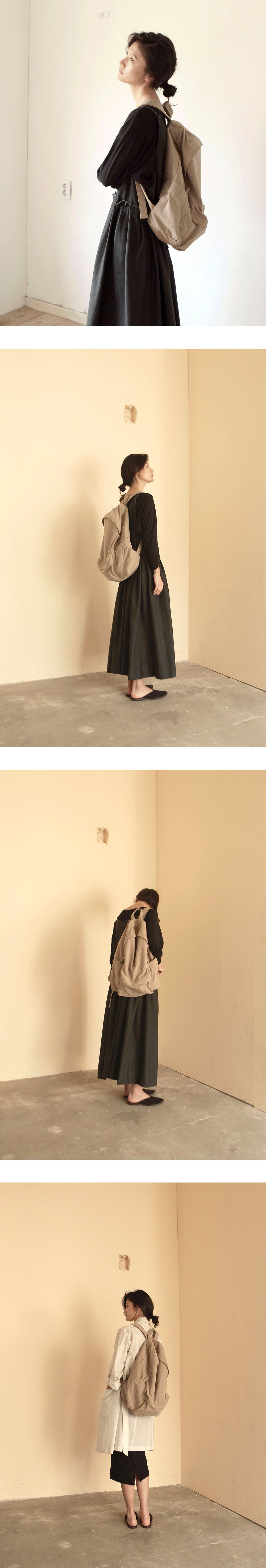 무부 럼프 백팩 오트밀 | MOU VOUS | KREAM