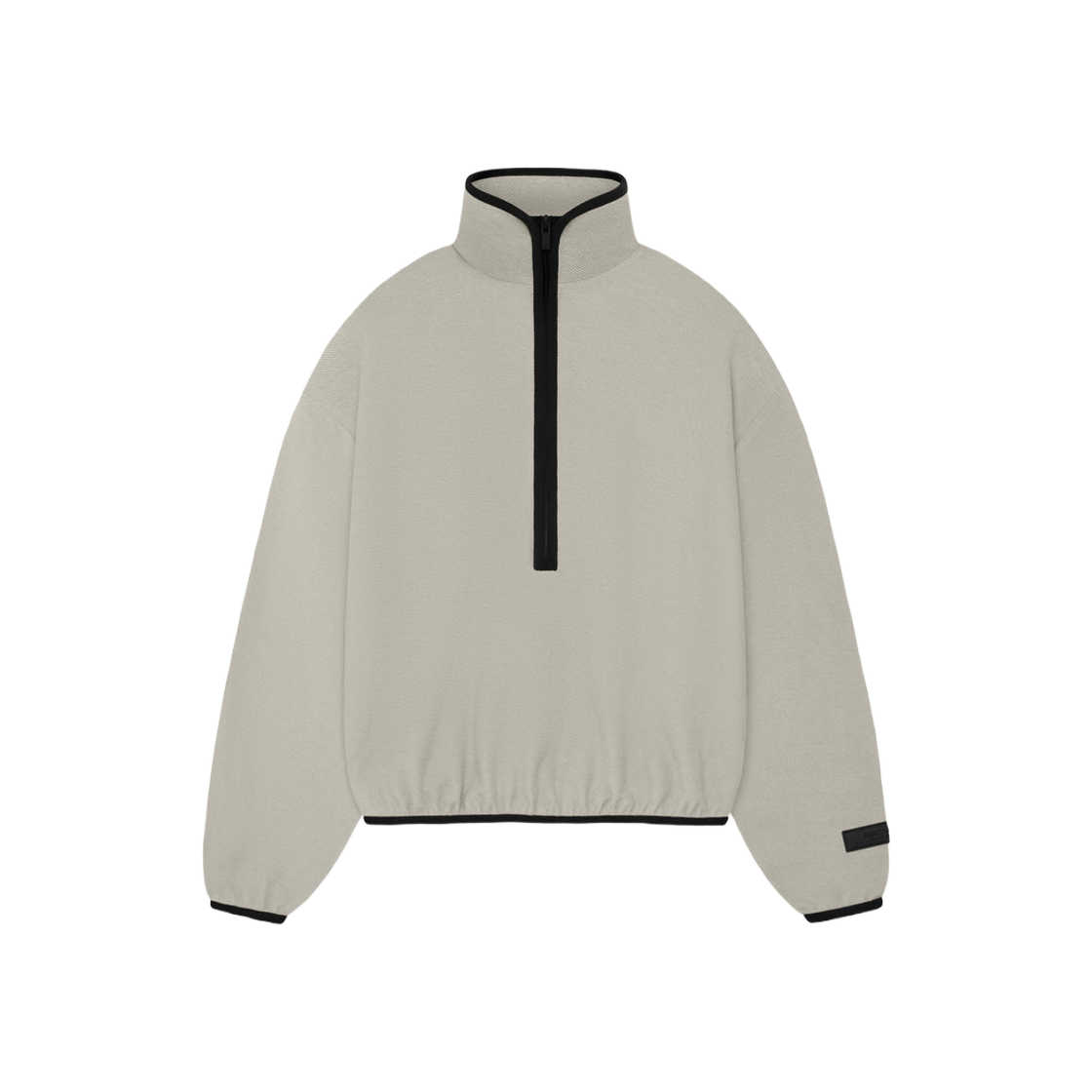 (W) 에센셜 하프집 모크넥 실 - 24SS | Essentials | KREAM