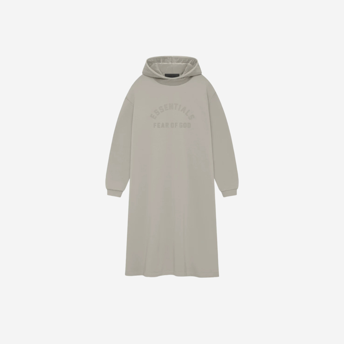 (W) 에센셜 나일론 플리스 후드 드레스 실 - 24SS | Essentials | KREAM