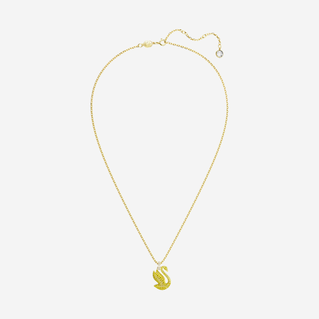 (W) 스와로브스키 아이코닉 스완 팬던트 옐로우 골드 플래팅 | Swarovski | KREAM