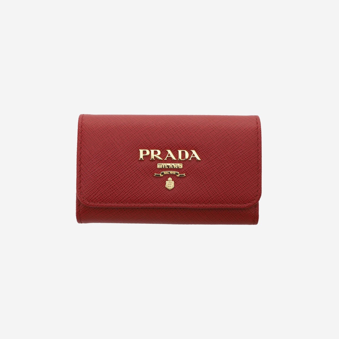 프라다 사피아노 레더 키 케이스 파이어리 레드 | Prada | KREAM