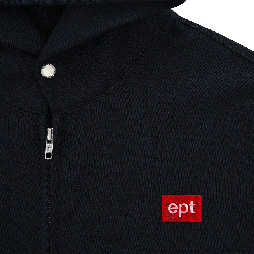 이피티 나일론 믹시드 집업 후디 네이비 카키 | EPT | KREAM