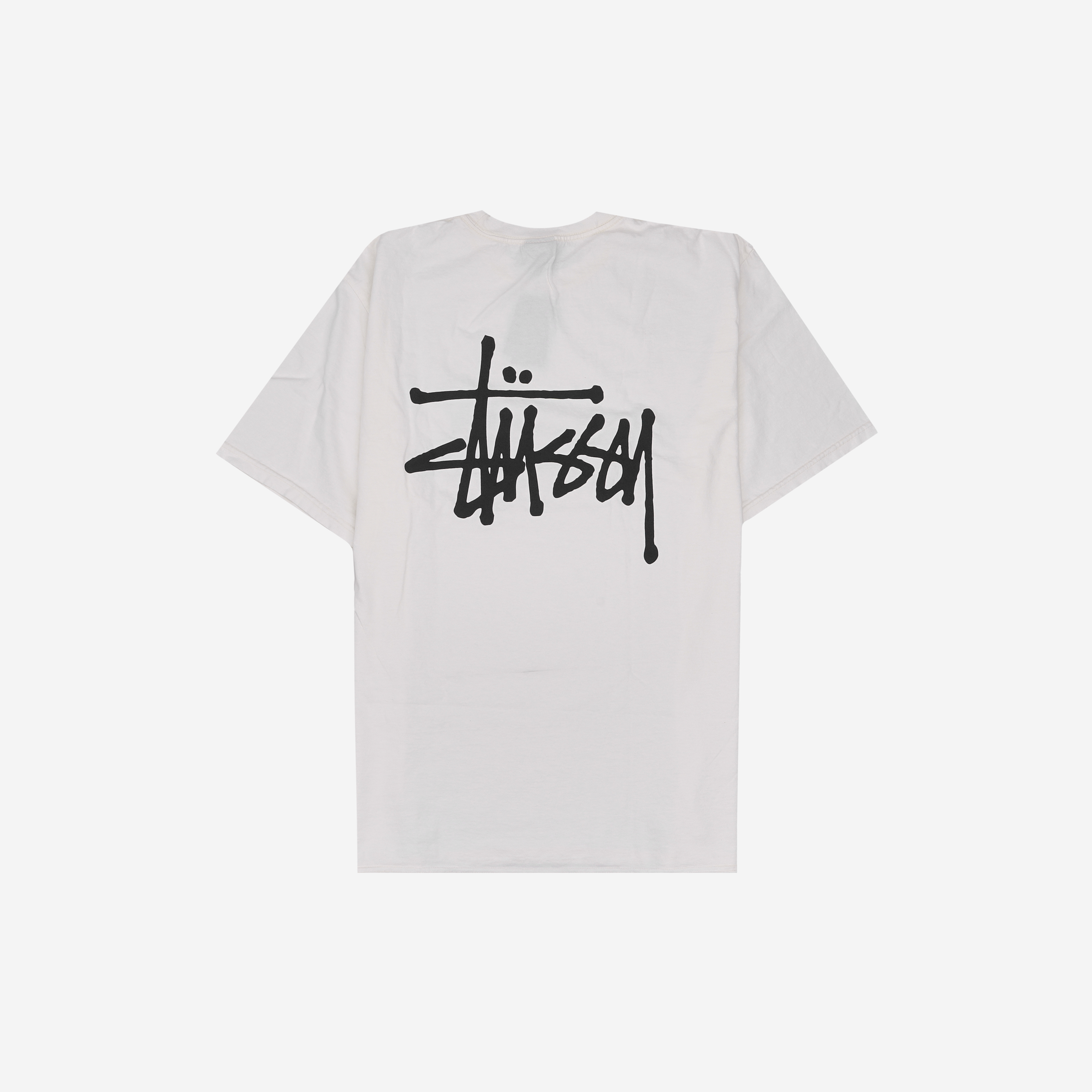 스투시 베이직 스투시 피그먼트 다이드 티셔츠 내츄럴 2023 | KREAM