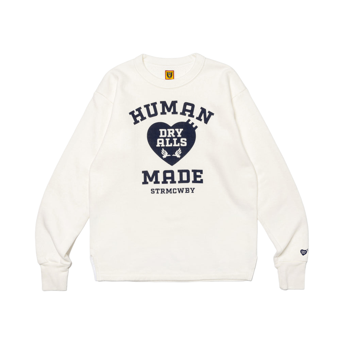 휴먼 메이드 밀리터리 스웨트셔츠 화이트 | Human Made | KREAM