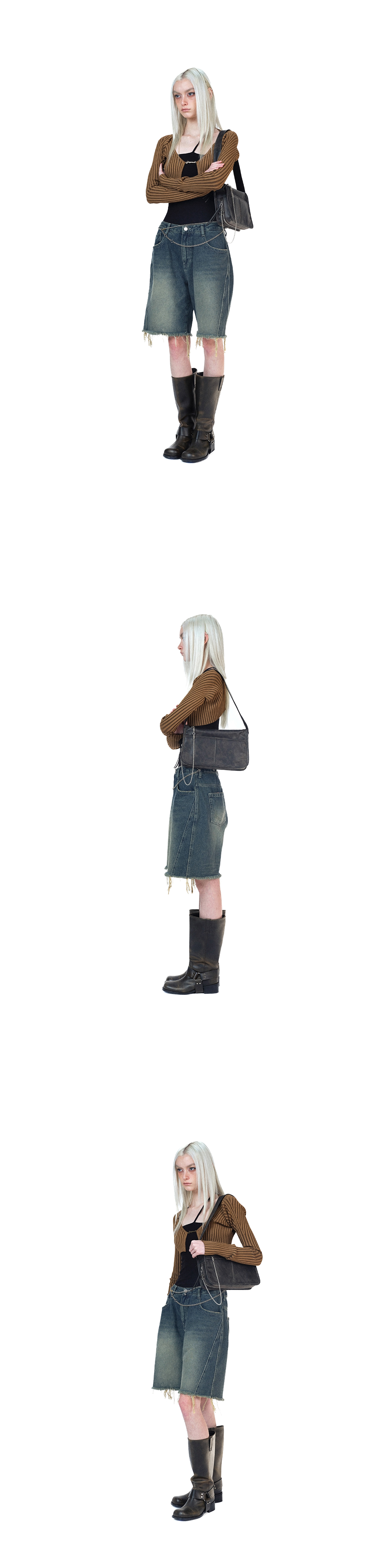 페넥 더블 빈티지 백 브라운 | Fennec | KREAM