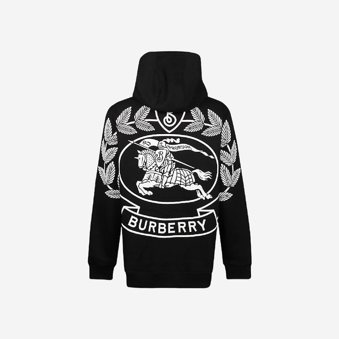 버버리 EKD 코튼 블렌드 후드 블랙 | Burberry | KREAM