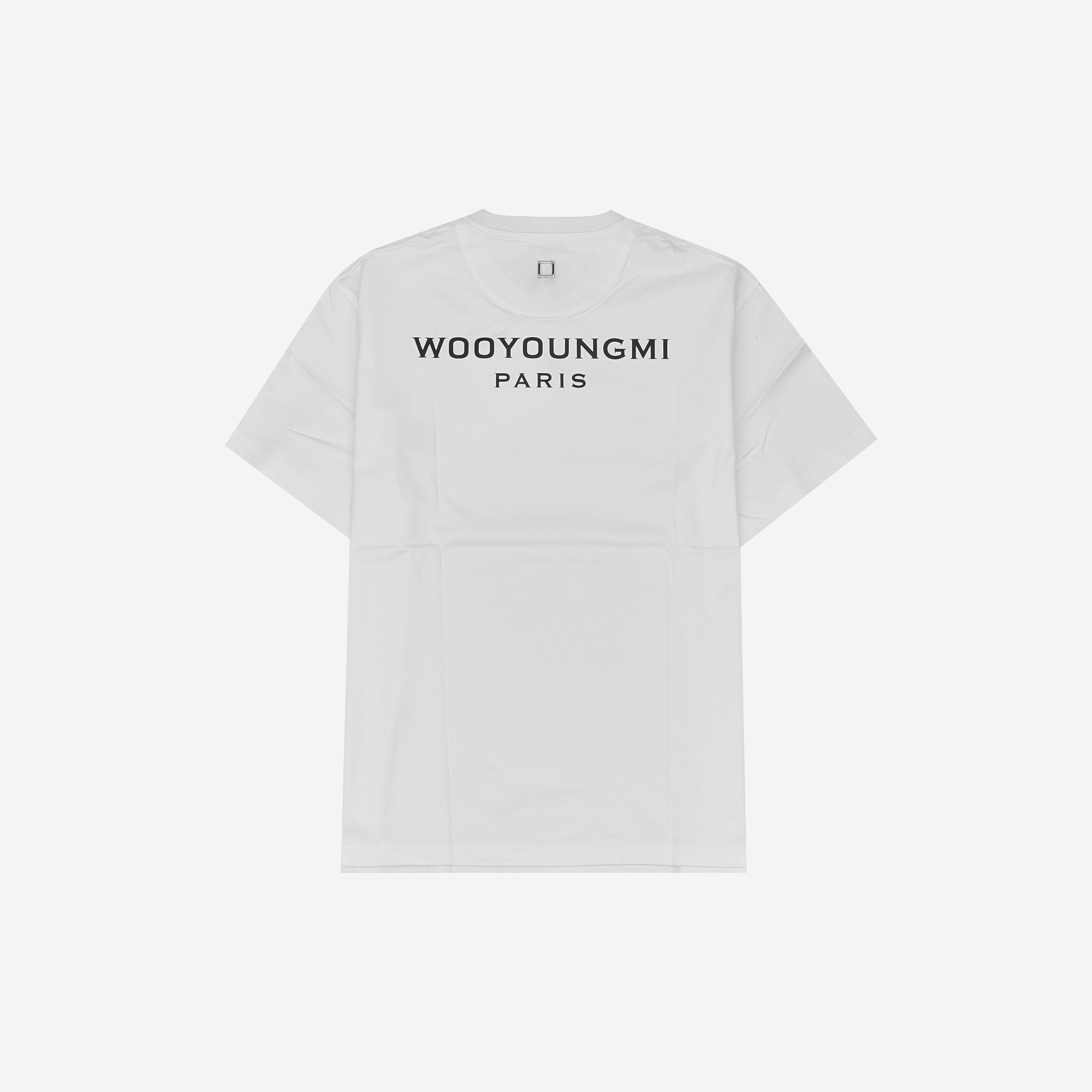 우영미 코튼 백로고 티셔츠 화이트 - 23FW | KREAM