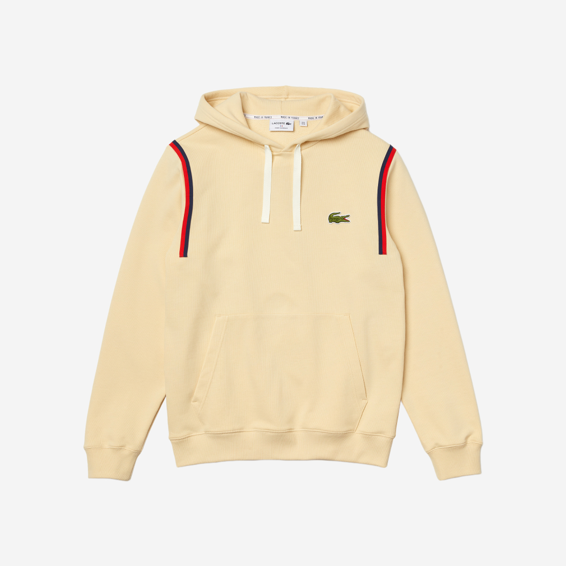 라코스테 콤비네이션 후드 아이보리 | Lacoste | KREAM