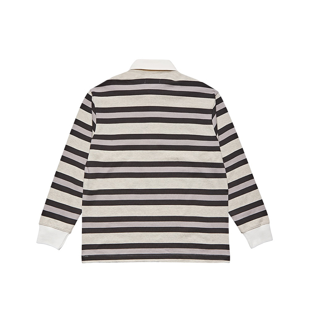 이피티 스트라이프 럭비 셔츠 그레이 | EPT | KREAM