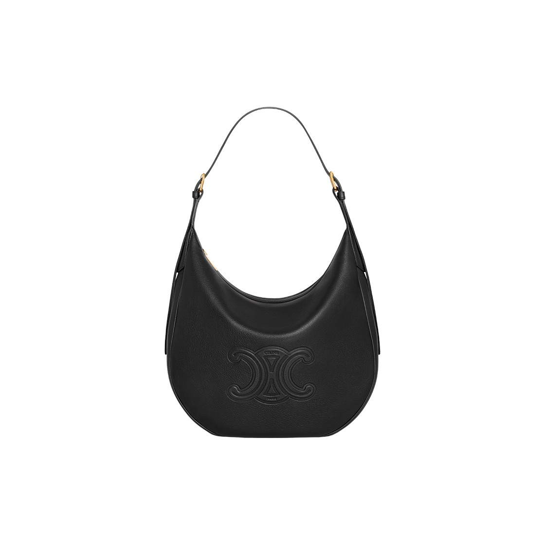 셀린느 헬로이즈 퀴르 트리옹프 백 서플 카프스킨 블랙 | Celine | KREAM