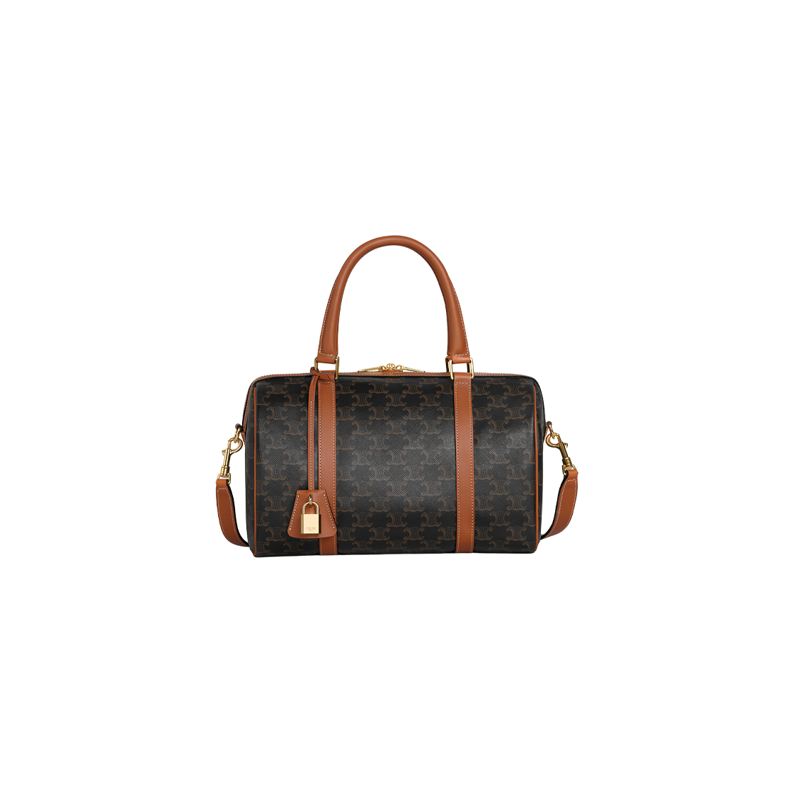 셀린느 보스턴 백 트리옹프 캔버스 카프스킨 탄 | Celine | KREAM