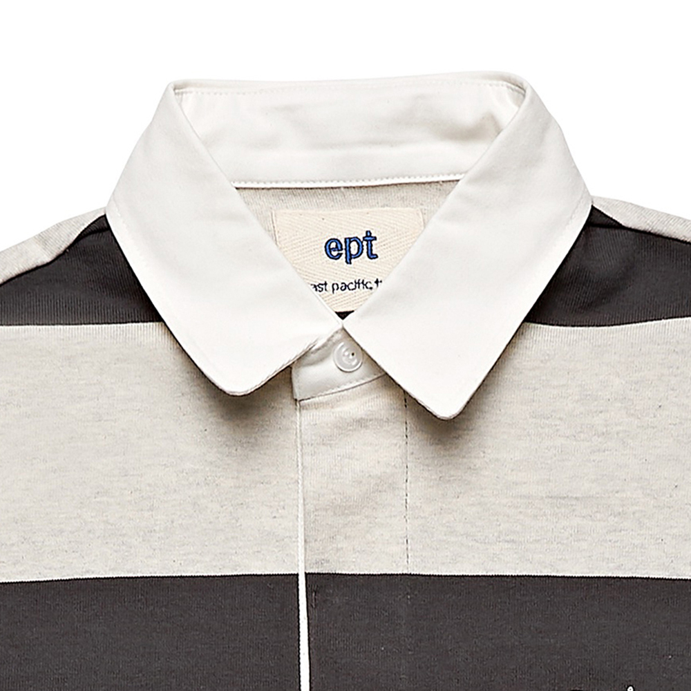 이피티 스트라이프 럭비 셔츠 그레이 | EPT | KREAM