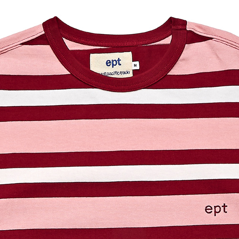 이피티 스트라이프 티셔츠 핑크 | EPT | KREAM