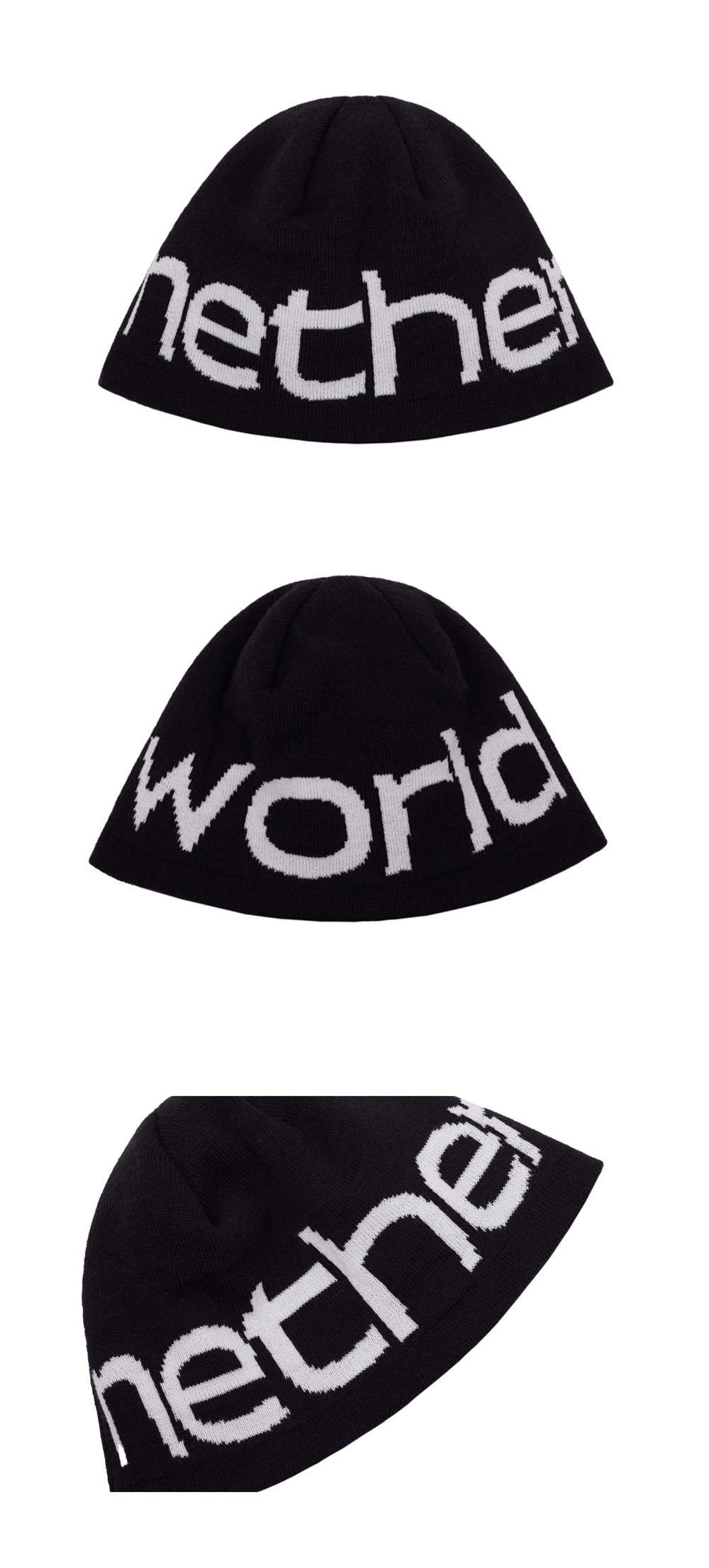 네더월드 피쉬아이 비니 블랙 | NETHERWORLD | KREAM