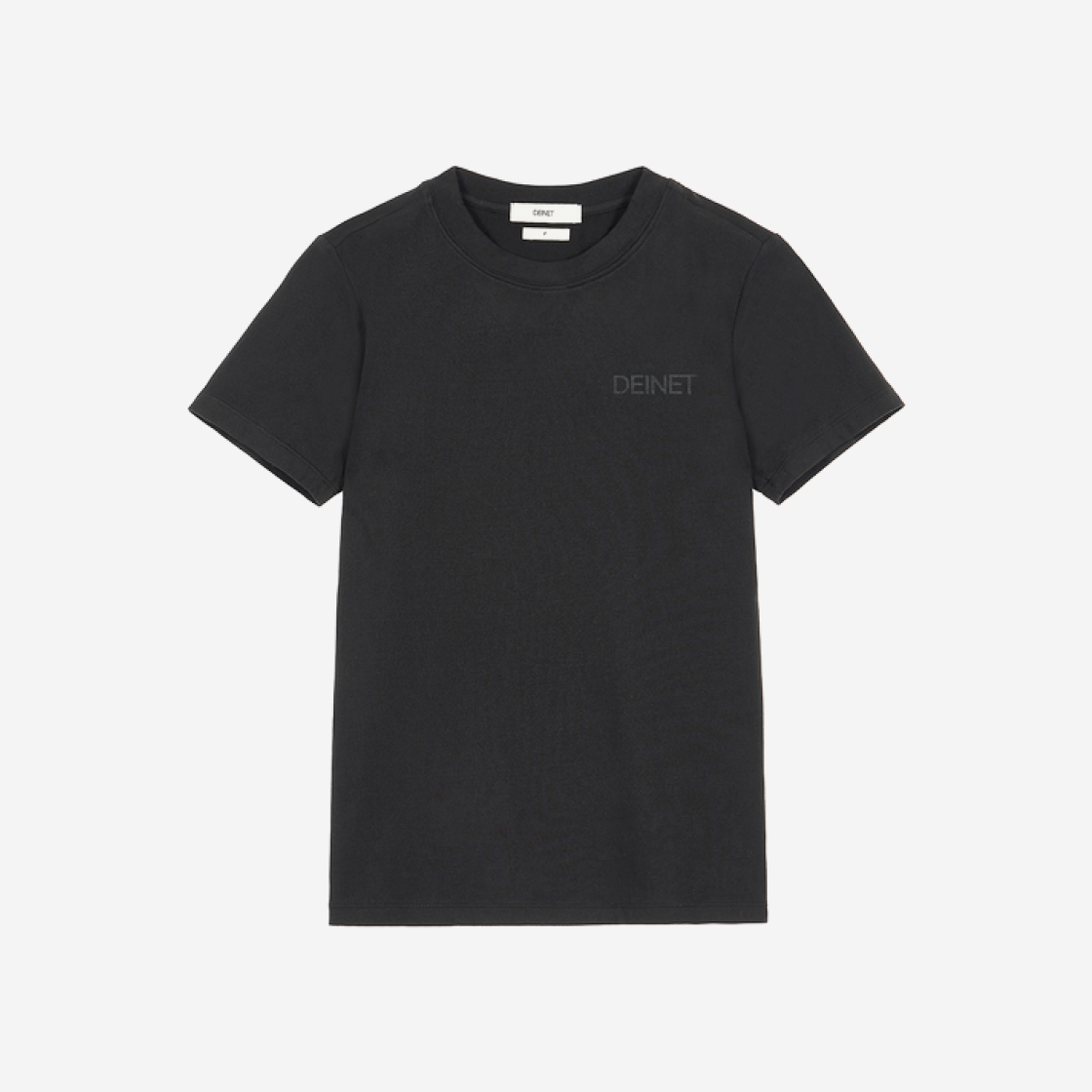 (W) 다이닛 심플 저지 로고 탑 블랙 | Deinet | KREAM