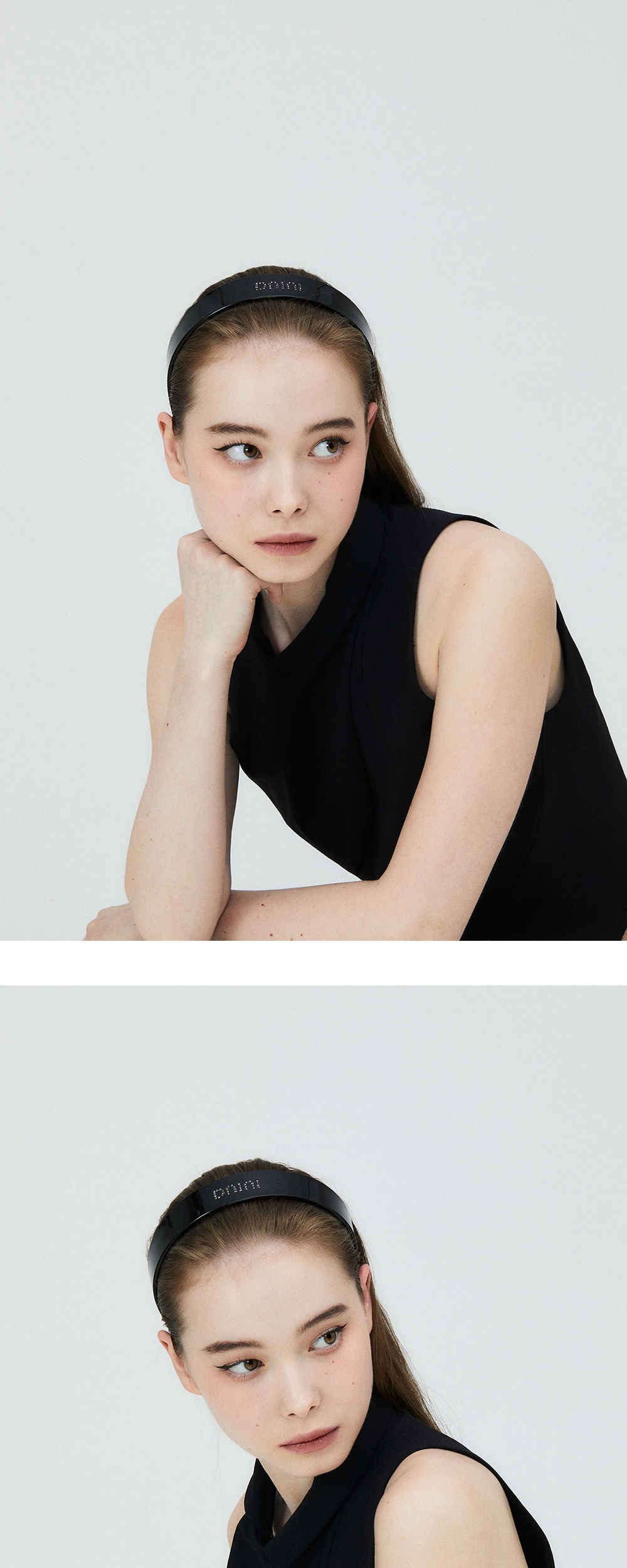 드니니 로고 헤어밴드 그레이 | DNINI | KREAM