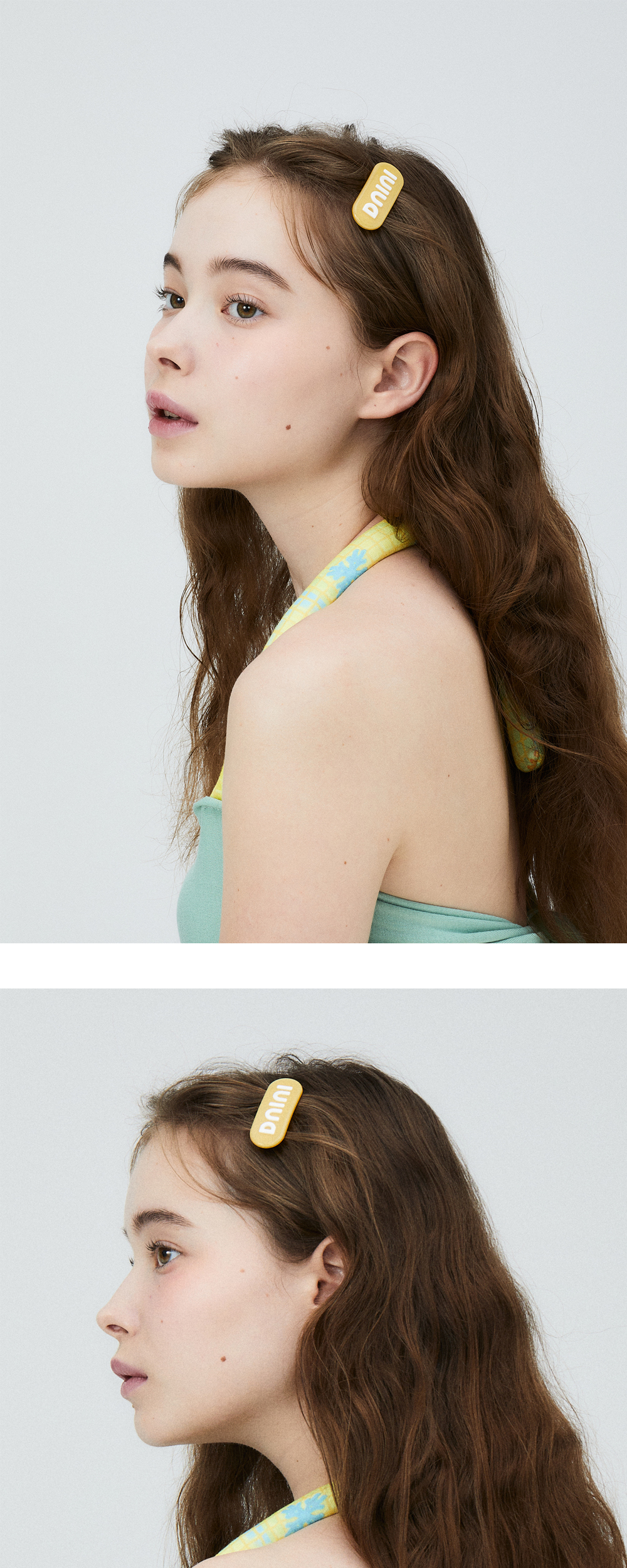 드니니 로고 헤어핀 머스타드 | DNINI | KREAM