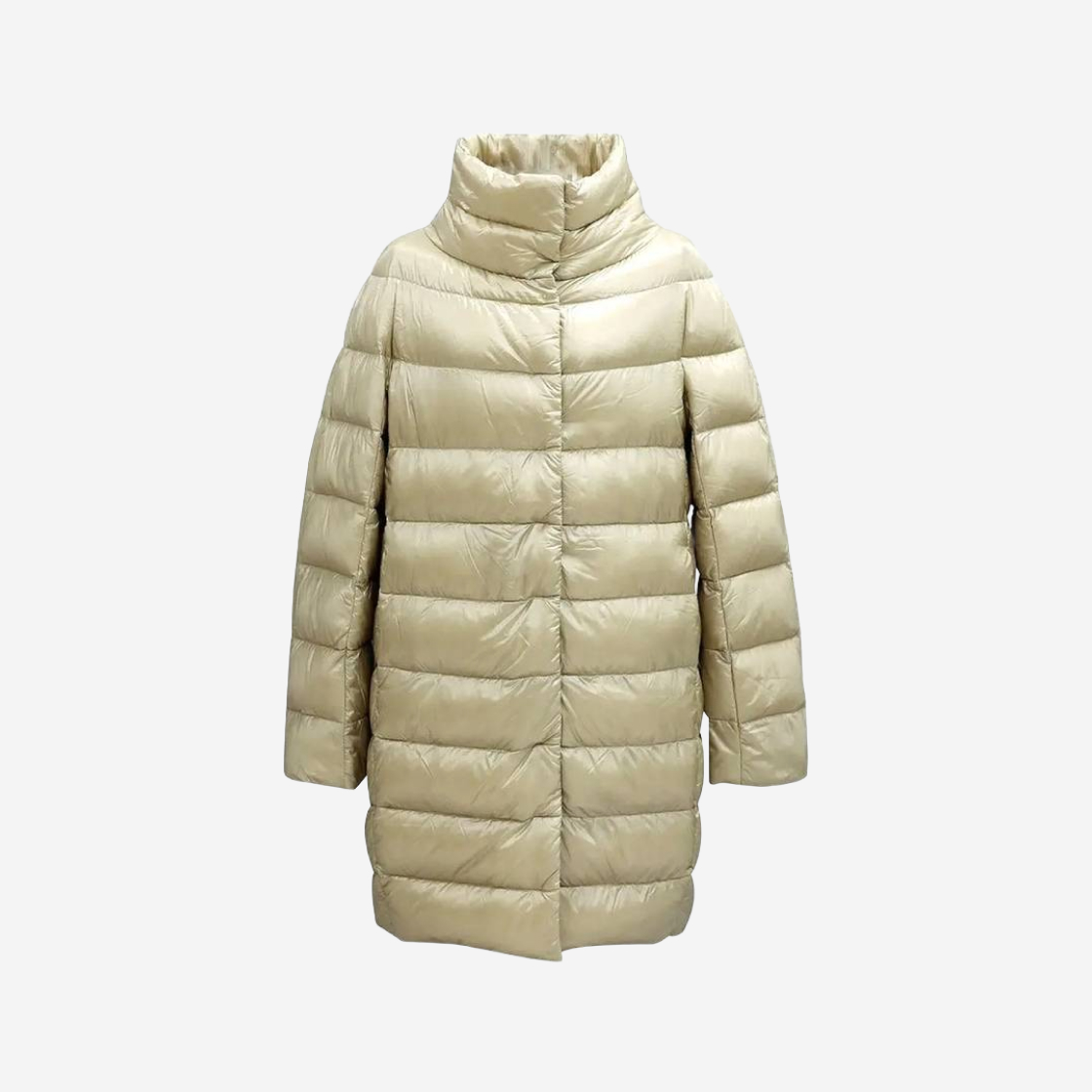 (W) 에르노 도라 패딩 코트 라이트 샌드 | Herno | KREAM