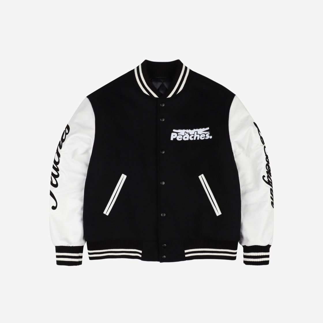 [르세라핌 x 피치스] 바시티 재킷 | LE SSERAFIM OFFICIAL MERCH. | KREAM